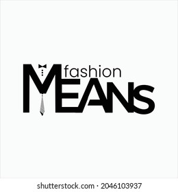 Means Logo Design Vector Template Stock Vector (Royalty Free ...