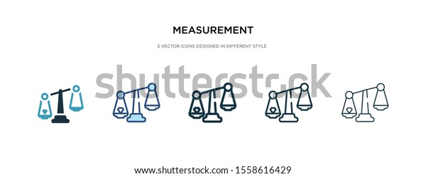 Measurement Icon Different Style Vector Illustration Stock Vector ...