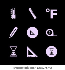 Measurement Icon Measurement Vector Icons Set Stock Vector (Royalty ...