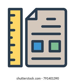 Measurement Scale Sheet Stock Vector (Royalty Free) 791401390 ...