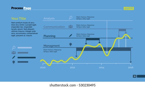 Increase Line Chart Infographic Design Data: เวกเตอร์สต็อก (ปลอดค่า ...