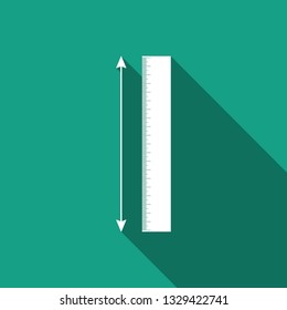 Measuring Height Length Icon Isolated Long Stock Illustration ...