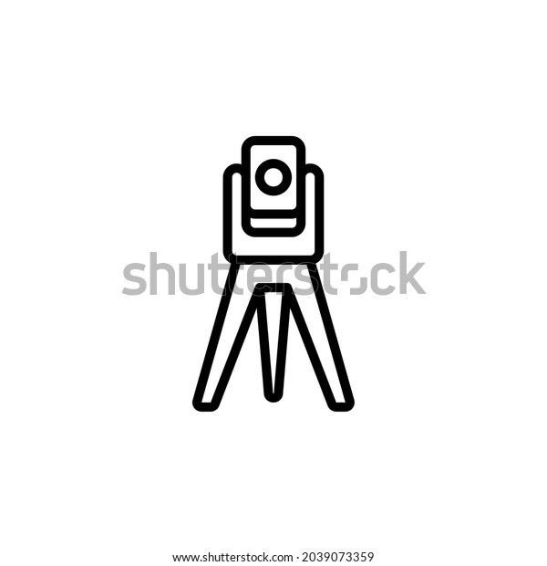 Measuring Silhouette Icon On White Background Stock Vector (Royalty ...