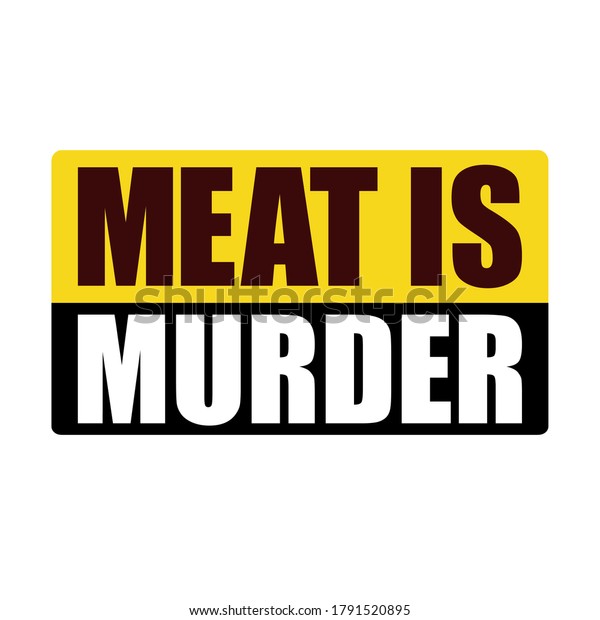 Meat Murder Car Sticker Logo Icon Stock Vector (Royalty Free ...