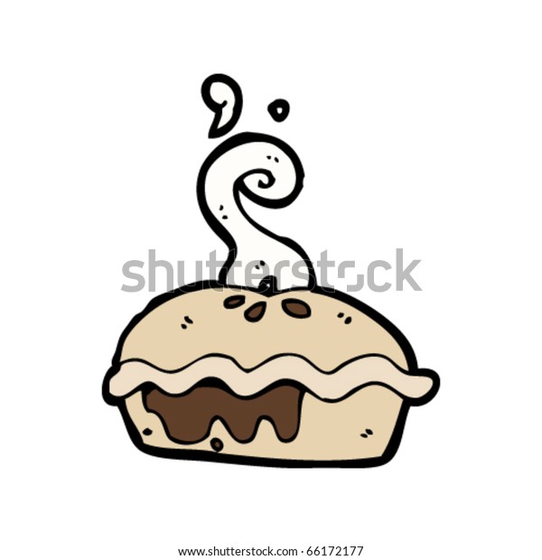 Meat Pie Cartoon Stock Vector (Royalty Free) 66172177
