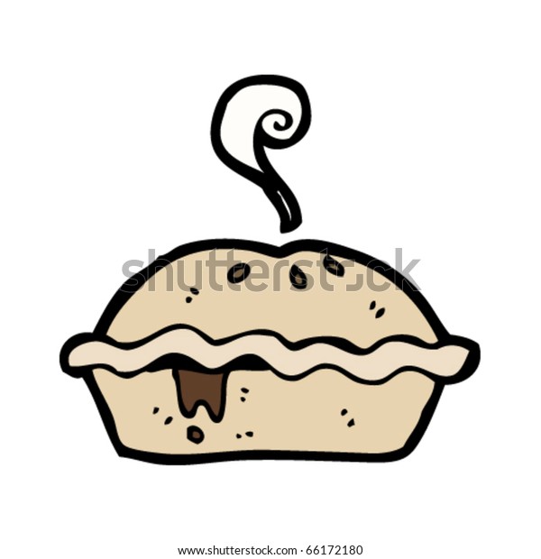 Meat Pie Cartoon Stock Vector (Royalty Free) 66172180 | Shutterstock