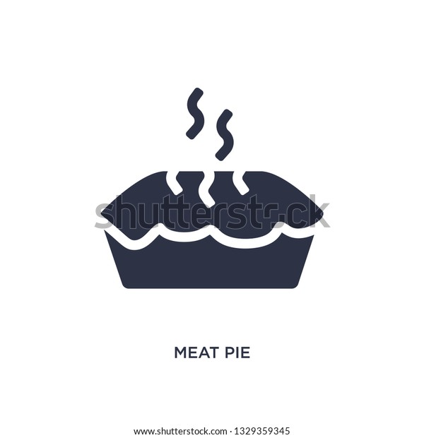 Meat Pie Icon Simple Element Illustration Stock Vector (Royalty Free ...