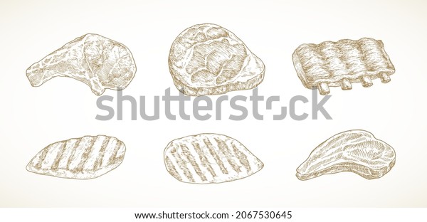 1,148 Chicken Breast Drawing Images, Stock Photos & Vectors | Shutterstock