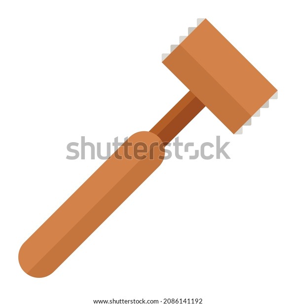 Meat Tenderizer Flat Clipart Vector Illustration: เวกเตอร์สต็อก (ปลอด ...