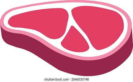 Meat Vector Art Illustration Stock Vector (Royalty Free) 2046535748 ...