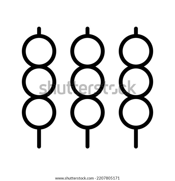 Meatball Icon Sign Vector Color Editable Stock Vector (Royalty Free ...