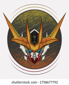 Mecha Logo Vector Robotic Illustration Stock Vector (Royalty Free ...