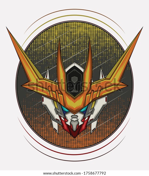 Mecha Logo Vector Robotic Illustration Stock Vector (Royalty Free ...