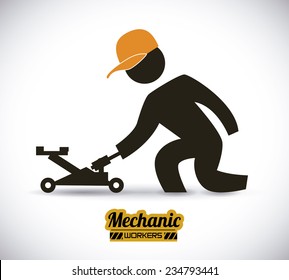 Mechanic Design Vector Illustration Stock Vector (Royalty Free ...