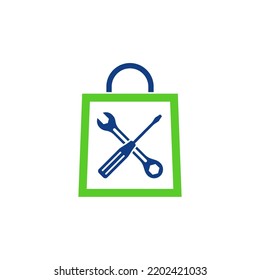 Mechanic Shop Logo Vector Shop Mechanic Stock Vector (Royalty Free ...