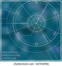 Mechanical Engineering Drawings Engineering Illustration Blue Stock ...