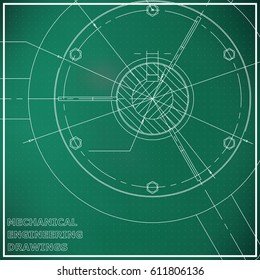 Mechanical Engineering Drawings Engineering Light Green Stock Vector (Royalty Free) 574217728