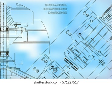 Mechanical Engineering Drawings Technical Design Instrument Stock ...