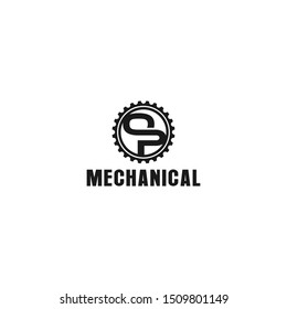 Mechanical Gear Logo Design Modern Stock Vector (Royalty Free ...