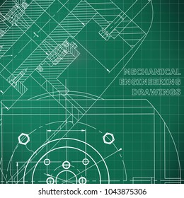 Mechanics Technical Design Engineering Style Mechanical Stock Vector ...