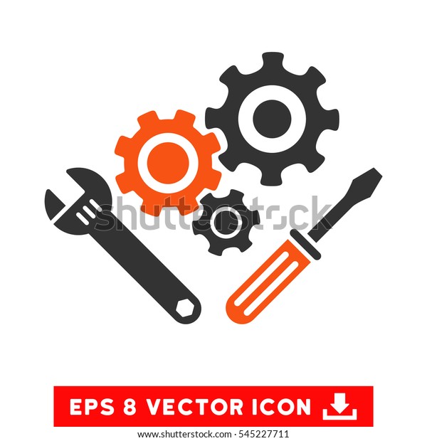 Mechanics Tools Eps Vector Pictogram Illustration: เวกเตอร์สต็อก (ปลอด ...