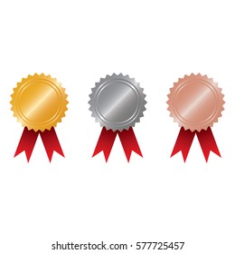 Medal Collection Vector Design Isolated On Stock Vector (Royalty Free ...