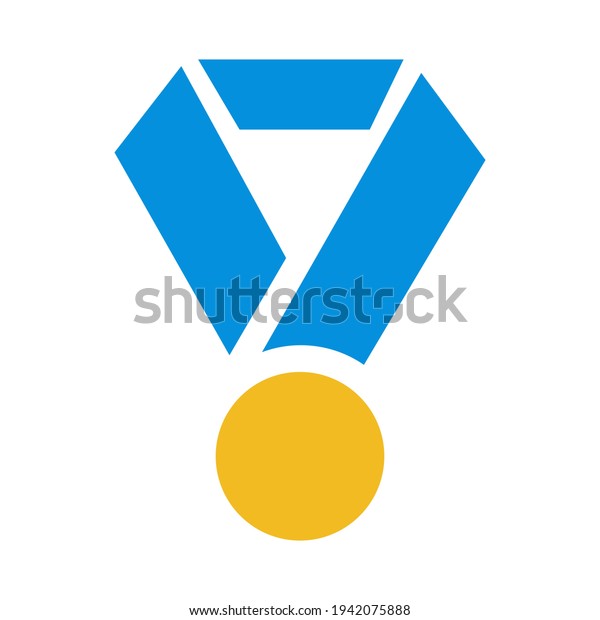 Medal Simple Icon Clip Art Vector Stock Vector (Royalty Free) 1942075888