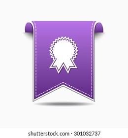 Medal Violet Vector Icon Design Stock Vector (Royalty Free) 301032737