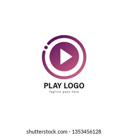 Vektor Stok Colorful Digiplay Logo Design Creative Idea (Tanpa Royalti ...