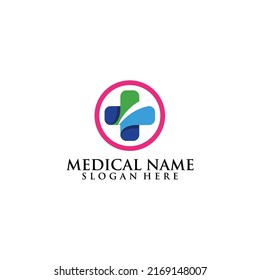 Medic Clean Logo Template Design Vector Stock Vector (Royalty Free ...