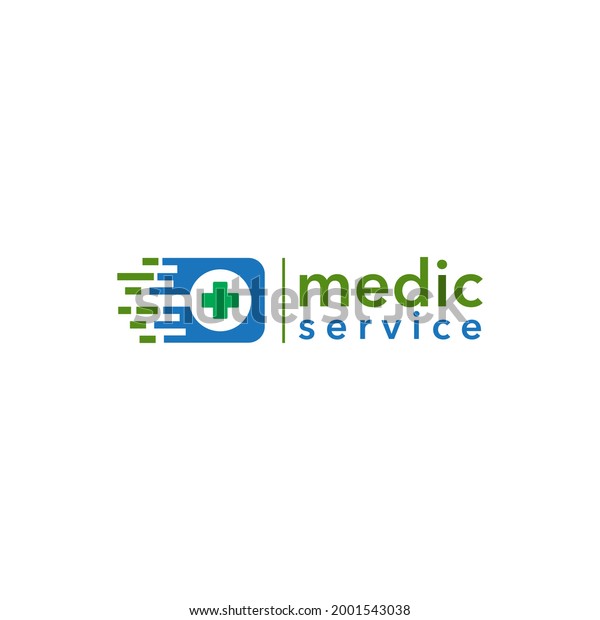 Medic Service Logo Vector Illustration Stock Vector (Royalty Free ...