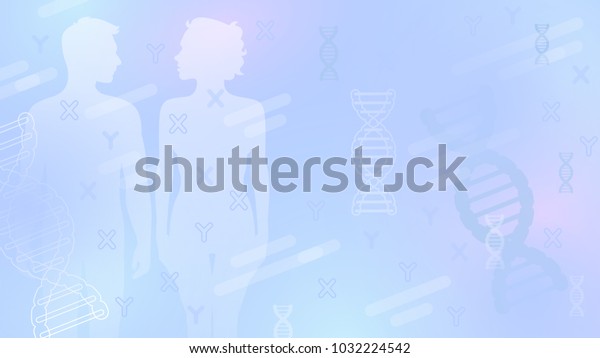 Medical Abstract Vector Fertilization Background Male Stock Vector ...