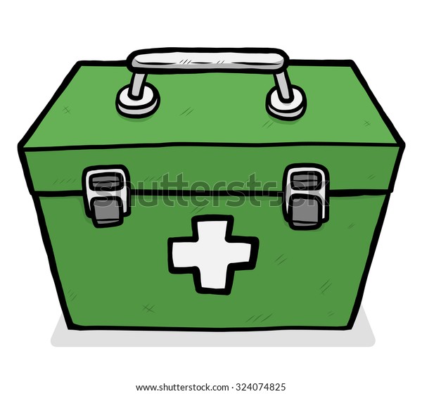 Medical Aid Box Cartoon Vector Illustration Stock Vector (Royalty Free ...