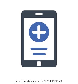 Medical Application Icon Vector Graphics Stock Vector (Royalty Free ...