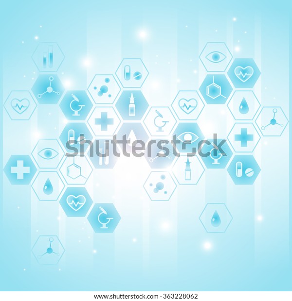 Medical Background Icons Stock Vector (Royalty Free) 363228062