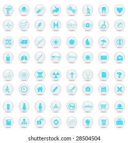 Medical Buttons Vector Illustration Stock Vector (Royalty Free ...