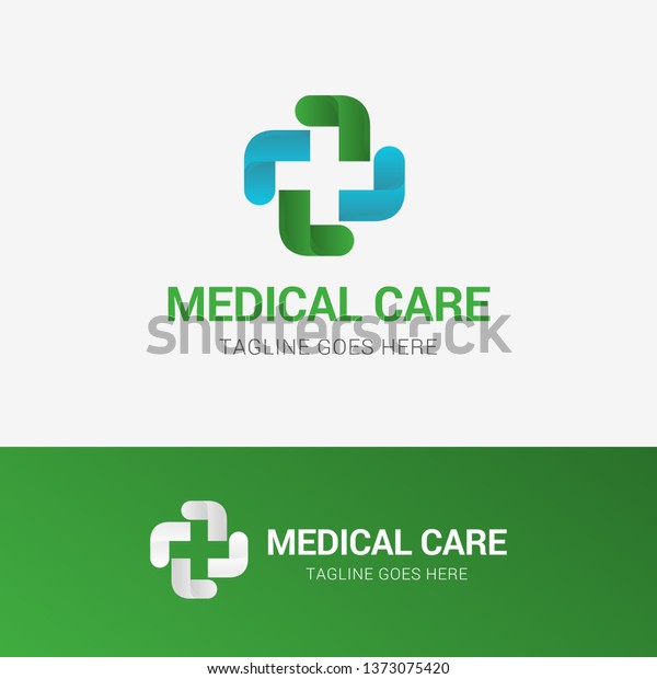 Medical Care Logo Template Element Symbol Stock Vector (Royalty Free ...