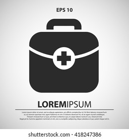 Medical Case Icon Medical Case Vector Stock Vector (Royalty Free ...