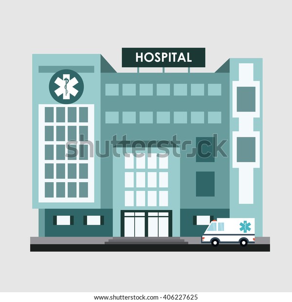 Medical Center Illustration Vector Illustration Stock Vector (Royalty ...