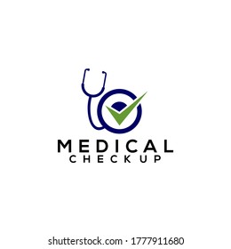 Medical Check Logo Design Vector Template Stock Vector (Royalty Free ...