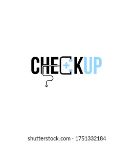 Medical Checkup Logo Template Vector Stock Vector (Royalty Free ...
