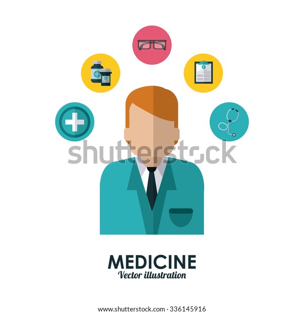 Medical Concept Icons Design Vector Illustration Stock Vector (Royalty ...