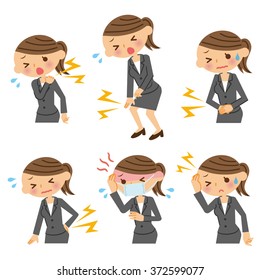Medical Condition Collection Stock Vector (Royalty Free) 372599077 ...