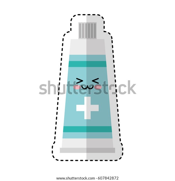 Medical Cream Character Icon Vector Illustration Stock Vector (Royalty ...