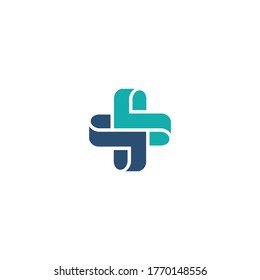 Plus Cross Connect Communication Technology Logo Stock Vector (Royalty ...