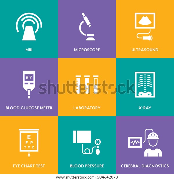 Medical Diagnostic Vector Icon Set Medicine Stock Vector (Royalty Free ... Medical Diagnostic Vector Icon Set Medicine Stock Vector (Royalty Free ...