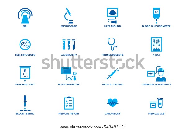 Medical Diagnostic Vector Icon Set Flat Stock Vector (Royalty Free ... Medical Diagnostic Vector Icon Set Flat Stock Vector (Royalty Free ...