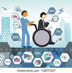 Medical Disability Stock Vector (Royalty Free) 718577227 | Shutterstock