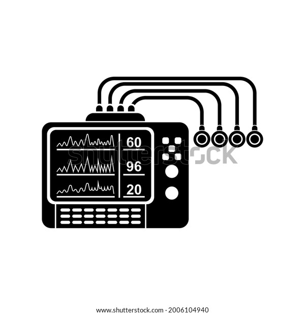 Medical Electro Cardio Graph Illustrations Image Stock Vector (Royalty ...