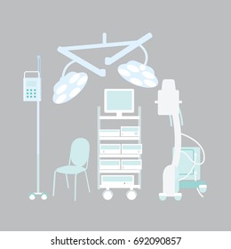 Medical Equipment Vector Set Stock Vector (Royalty Free) 692090857 ...